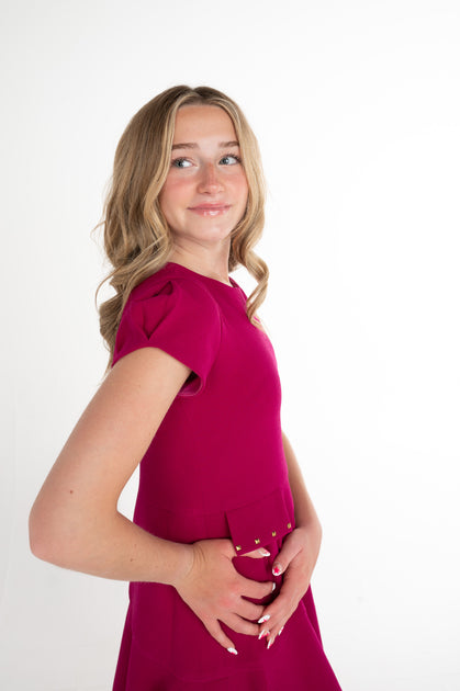 Mallory I Raspberry I Final Sale – Zoë Ltd